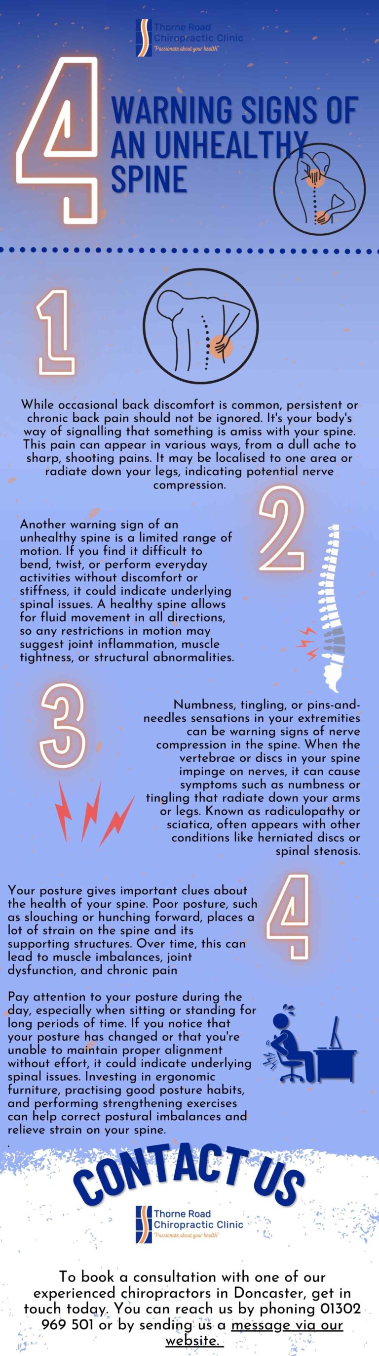 4 Warning Signs of an Unhealthy Spine [ Infographic ] - Thorne Road ...